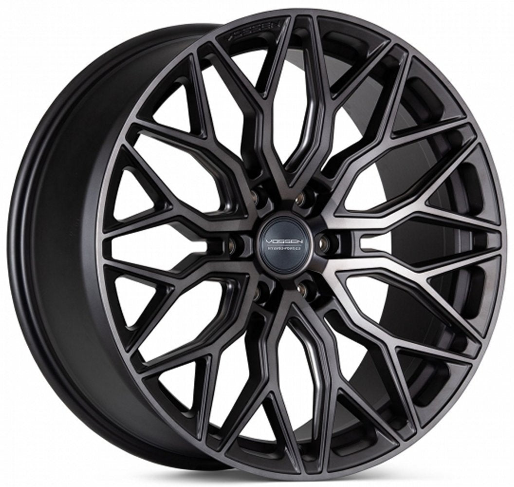 24x10 Vossen HF6-3 Tinted Matte Gunmetal (Hybrid Forged) (Deep Concave